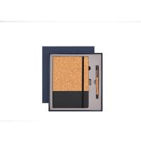 China Office Cork Creative PU Splicing Notebook Business Set Thanksgiving Occasion Must-Have for sale