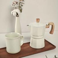 China Silk Screen Printing Coffee Gift Box with Mocha Pot Six Piece Set and Hand Grinder for sale