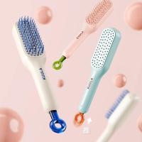 China Retractable Comb for Automatic Cleaning of Hair Strands Perfect Women's Day Gift for sale