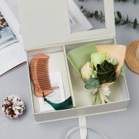 China Travel Agency's Must-Have Silk Screen Printed Sandalwood Comb Set for Female Teachers for sale