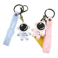 China UV Printing Creative Cartoon Astronaut Keychain Three-dimensional Doll Novelty Gift for sale