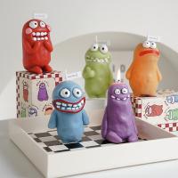 China Hotel and Resort Target End User Clay Man Monster Candle for Funny Year Fragrance Gift for sale