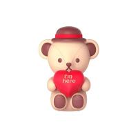 China Agriculture Target End User Teddy Hugging Heart Bluetooth Speaker with Color Printing for sale