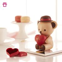 China Agriculture Target End User Teddy Hugging Heart Bluetooth Speaker with Color Printing for sale