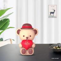China Agriculture Target End User Teddy Hugging Heart Bluetooth Speaker with Color Printing for sale