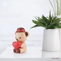 China Agriculture Target End User Teddy Hugging Heart Bluetooth Speaker with Color Printing for sale