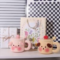 China Ceramic Mug with Lid Surprise Your Best Friend on Her Birthday for sale