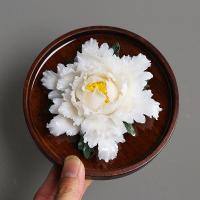 China Logo Handmade Peony Ceramic Fragrance Set The Perfect Gift for End Office Products for sale