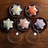 China Logo Handmade Peony Ceramic Fragrance Set The Perfect Gift for End Office Products for sale