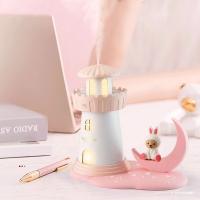 China Office Products Teddy Moonshine Castle Desktop Humidifier with Silk Screen Printing for sale