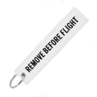 China Event Advertising 2024 Double-Sided Lock Edge Embroidered Keychain for Self Defense for sale