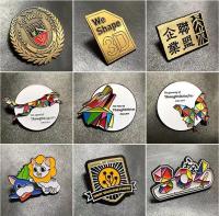 China Custom Cartoon Animation Metal Lapel Pin Badge with Soft and Hard Enamel Collection for sale