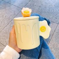 China High Appearance Ceramic Cup Office Products Silk Screen Printing Employee's Birthday Gift for sale