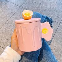 China High Appearance Ceramic Cup Office Products Silk Screen Printing Employee's Birthday Gift for sale