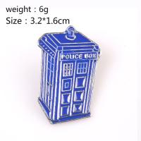 China Plastic Bottle Opener Keychain Blue House Gift Pendant DIY Accessories Metal Keychain for sale