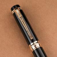 China Business Gift Metal Fountain Ink Pen with Custom Logo and 1 Color Graphics Printing for sale