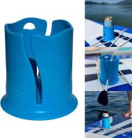 China Blue Resin Crafts Kayak Drink Holder for Surfboard and Water Bottle 2024 Gift Idea for sale