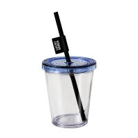 China UV Printing Summer Cold Brew Straw Coffee Cup with Lid Convenient and Stylish Handy Cup for sale