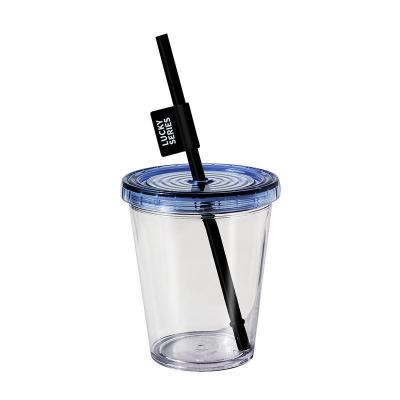 China UV Printing Summer Cold Brew Straw Coffee Cup with Lid Convenient and Stylish Handy Cup for sale