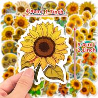 China Creative Sunflower Puffy Stickers for Children's Stationery Box Decoration Map No. 0202 for sale