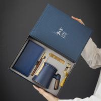 China Corporate Annual Meeting Gifts Custom Brass Bookmark Gift Box Set for End Notebooks for sale