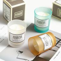 China Low-Temperature Soy Wax Glass Cups for Halloween Occasion Home Aromatherapy Candles for sale
