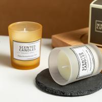 China Low-Temperature Soy Wax Glass Cups for Halloween Occasion Home Aromatherapy Candles for sale