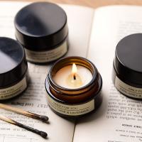 China Home Fragrance Candle Aromatherapy Qixi Festival Glass Candlestick Birthday Gift Box for sale