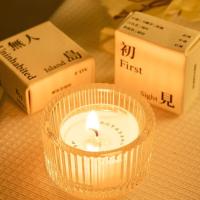 China Travel Agency Targeted White Aromatherapy Candle Gift Box Mini Candles Set for Indoor for sale