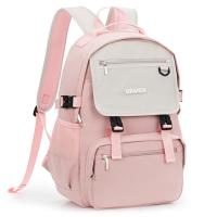 China Aihua Shiqing Japanese Korean Style Backpack Large Capacity Anti Splashing Color Collision Computer Bag Entry Gift for sale