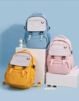 China Aihua Shiqing Japanese Korean Style Backpack Large Capacity Anti Splashing Color Collision Computer Bag Entry Gift for sale