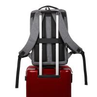 China Novelty Gifts Scientific Partition Storage Business Backpack with Sleeve and Pull Rod for sale