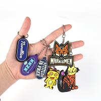 China Custom Logo Soft PVC Key Chain for Any Scene Usage Scenarios Promotions for sale