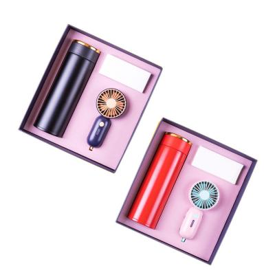 China 304 Insulated Cup Small Fan Perfect Summer Business Gift Box Set for Sports and Games for sale