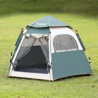 China Customer's Logo Six Sided Tent Fully Automatic and Sunscreen for Outdoor Activities for sale
