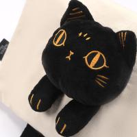 China Customer's Logo Gaia Anderson Cat Canvas Bag Plush Shoulder Bag Diagonal Straddle Bag for sale