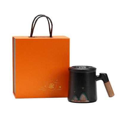 China Creative Qianli Jiangshan Office Cup Set Perfect Novelty Gifts for Hotel and Resort for sale