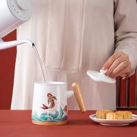 China Customized Ceramic Tea Set for Business Companion Gift and Logo Printing for sale