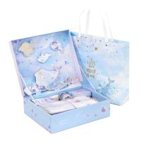 China Blue Cartoon 3D Gift Box Set Ideal for Student Prizes and Giveaways Featuring Cute Design for sale