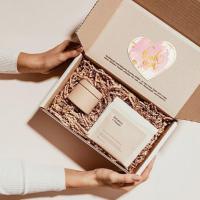China Heart-Shaped Perforated Thank You Card on English Copperplate Paper for Gift Packaging for sale