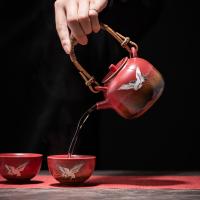 China Xianhe Yangwen Teapot Alcohol Lamp Tea Warmer Set Business Gift with 1 Color Printing for sale