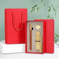 China Alumni Relations and Class Reunions Classical Cultural Gift Box Set with Wooden Pen for sale