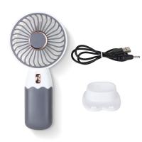 China Creative Cartoon Mini Handheld Cooling Small Fan Portable USB Charging Phone Stand Small Fan 2024 RAMADAN Product for sale