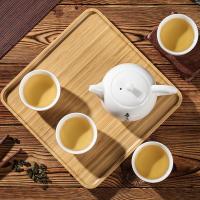 China Elegant Dragon Boat Festival Souvenir Portable Tea Set with Pot Cups Tray Towel and Bag for sale