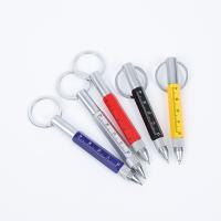 China Copper Keychain Tool Pen with Digital Printing Ruler Ballpoint Pen and Screwdriver Pen for sale
