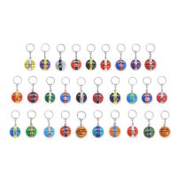 China Sports Meet Activity Gifts Silicone Mini Basketball Football Volleyball Keychain Pendant for sale