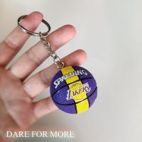 China Sports Meet Activity Gifts Silicone Mini Basketball Football Volleyball Keychain Pendant for sale