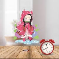 China Ghost Slayer Blade Acrylic Standing Card for Student Anime Desktop Cartoon Souvenir for sale