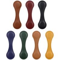 China Color Printing for Graphics 5 Color Leather Bookmark Double Sided Hand Clip Promotion for sale