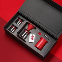 China 6-Piece Hand Brewed Coffee Pot Set Gift Box with Silk Screen Printing Techniques for sale